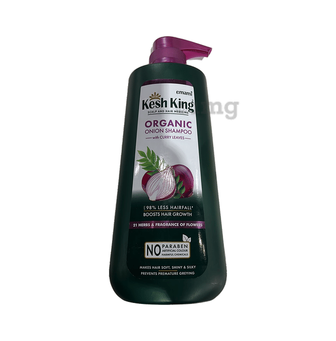 Emami Kesh King Ayurvedic Hairfall Expert Onion Shampoo: Buy pump bottle of 600 ml Shampoo at ...