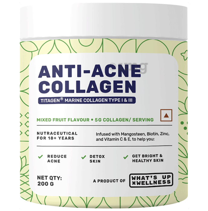 What's Up Wellness Anti-Acne Titagen Marine Collagen Type I & III Mixed ...