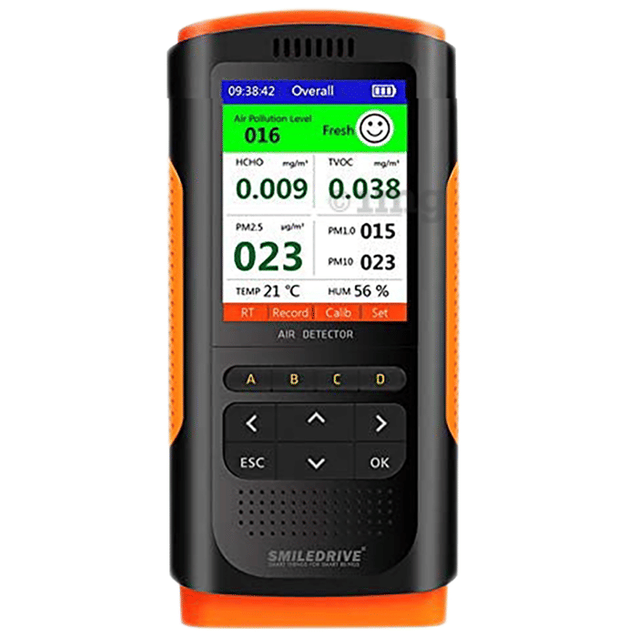 Smile Drive Intelligent Air Detector Portable Air Quality Pollution ...
