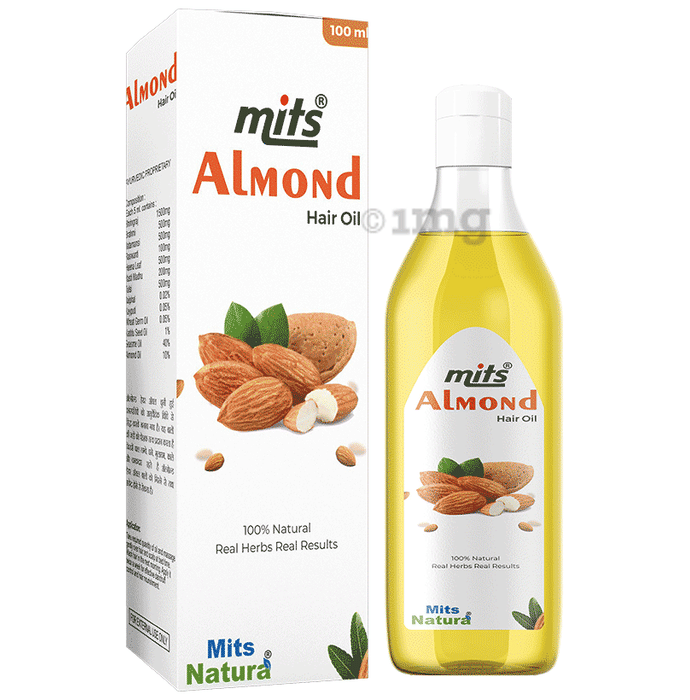 Mits Almond Hair Oil: Buy bottle of 100.0 ml Oil at 𝗯𝗲𝘀𝘁 𝗽𝗿𝗶𝗰𝗲 in India ...