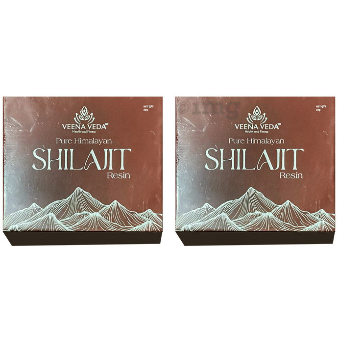 Veena Veda Pure Himalan Shilajit Resin (20gm Each) Gluten Free: Buy ...