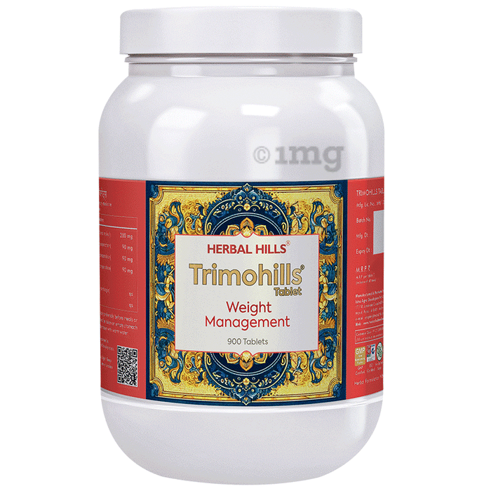 Herbal Hills Trimohills Weight Management Tablet: Buy bottle of 900.0 ...