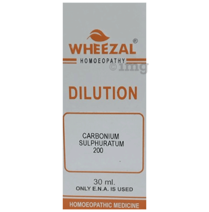 Wheezal Carbonium Sulphuratum Dilution 200: Buy bottle of 30.0 ml ...