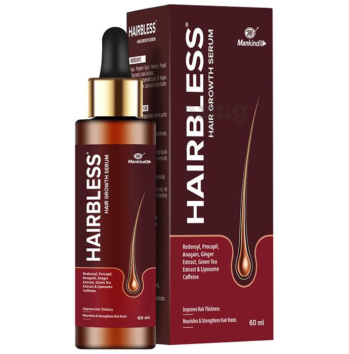 Hairbless Hair Growth Serum: Buy bottle of 60.0 ml Serum at best price ...