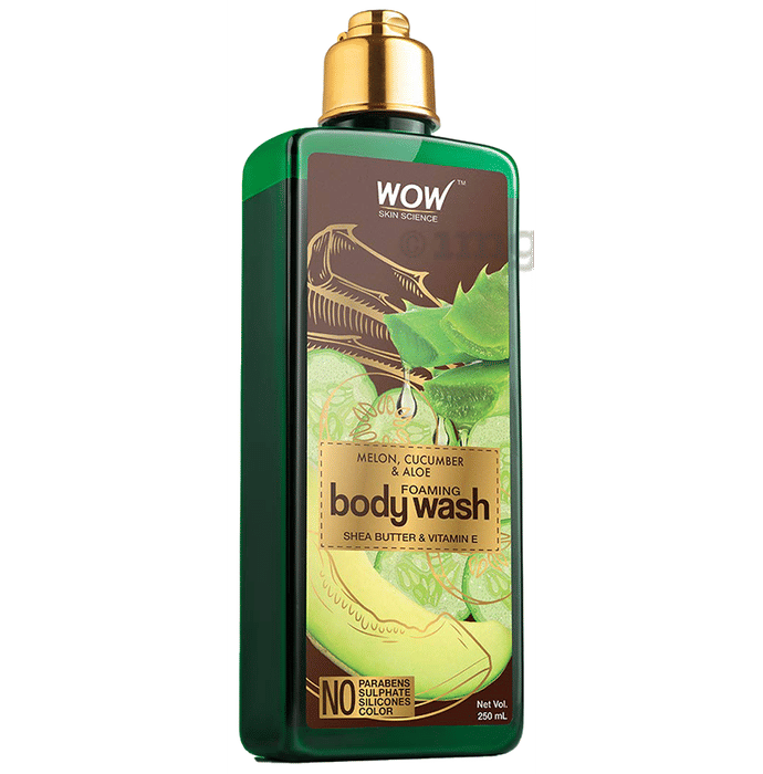 WOW Skin Science Melon, Cucumber & Aloe Foaming Body Wash: Buy bottle ...