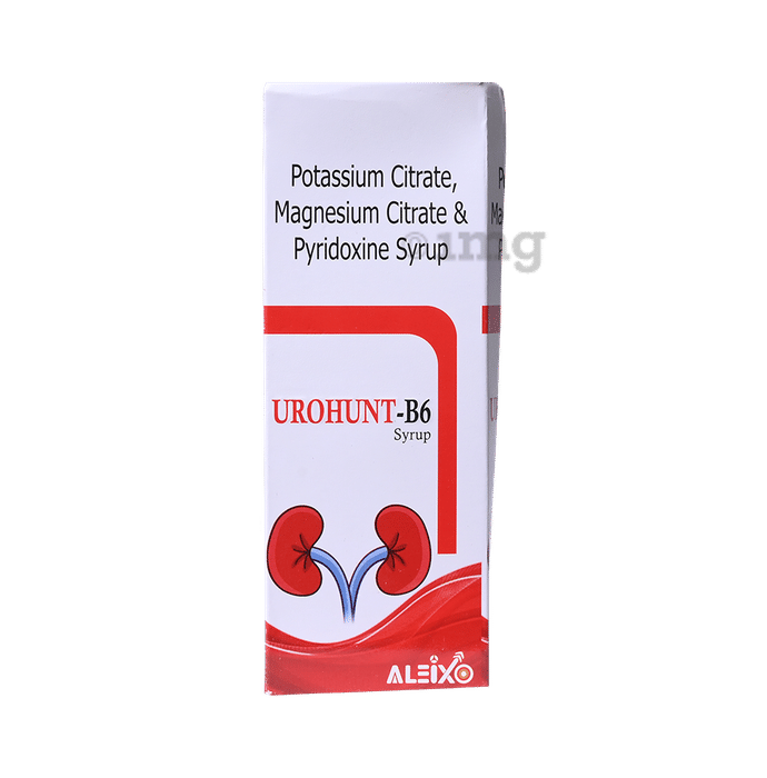 Urohunt-B6 Syrup: Buy bottle of 200 ml Syrup at best price in India | 1mg