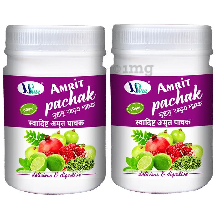 Usine Amrit Pachak Powder (60gm Each) Bottle: Buy combo pack of 2.0 ...