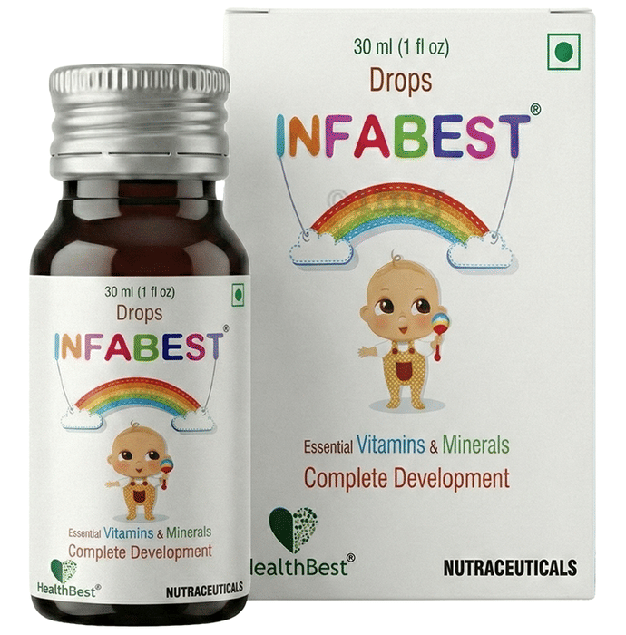 HealthBest Infabest Multivitamins Drop for Kids & Toddlers: Buy bottle ...