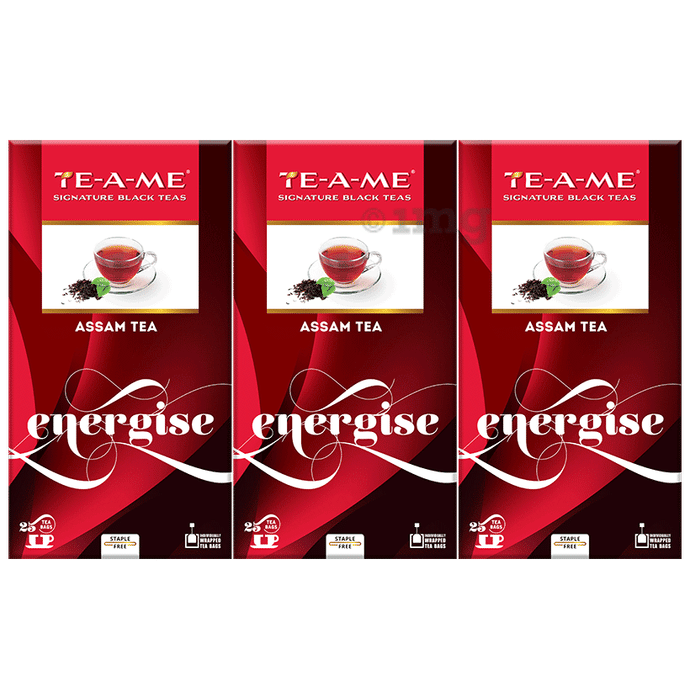 TE-A-ME Assam Tea Bag (25 Each): Buy combo pack of 3.0 Packs at best ...