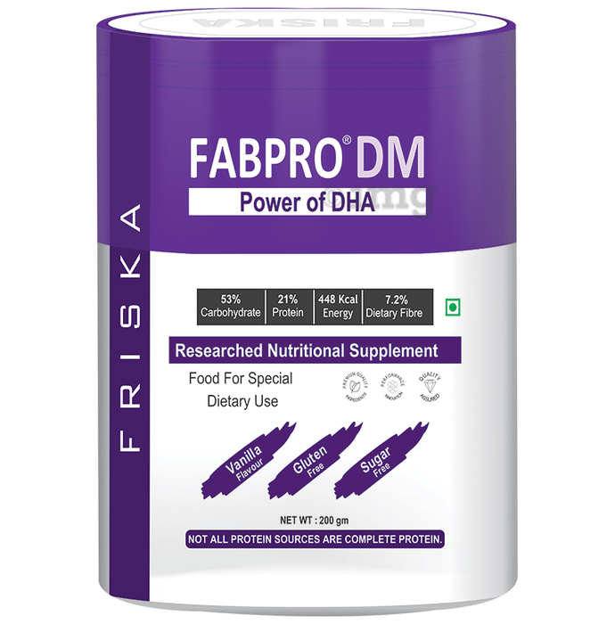 Fabpro-DM Power of whey Balance Nutrition for Diabetes Care Sugar Free ...