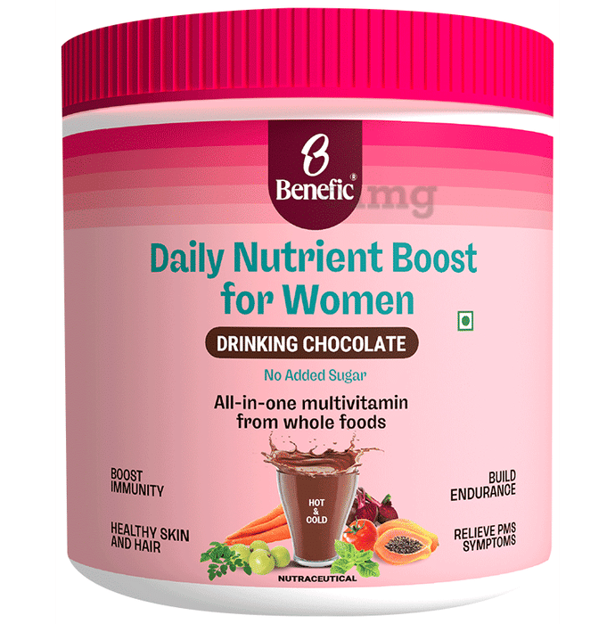 Benefic Daily Nutrient Boost Powder for Women Chocolate: Buy jar of 300 ...