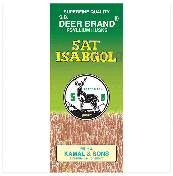 Deer Brand Sat Isabgol Psyllium Husk Powder (100gm Each): Buy combo ...