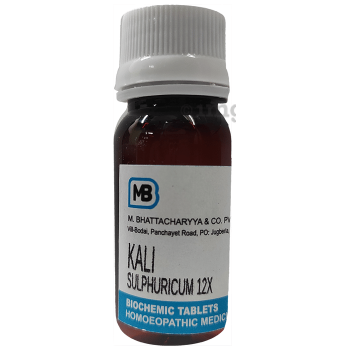 MB Kali Sulphuricum Tablet 12X: Buy bottle of 25.0 gm Tablet at best ...