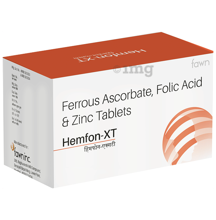Hemfon-XT Tablet: Buy strip of 10.0 tablets at best price in India | 1mg