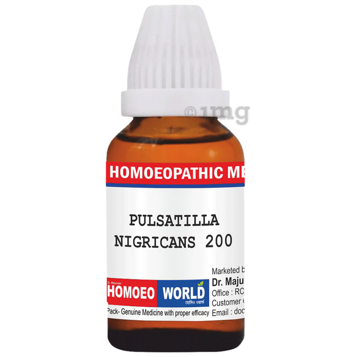 Dr. Majumder Homeo World Pulsatilla Nigricans Dilution 200: Buy bottle ...