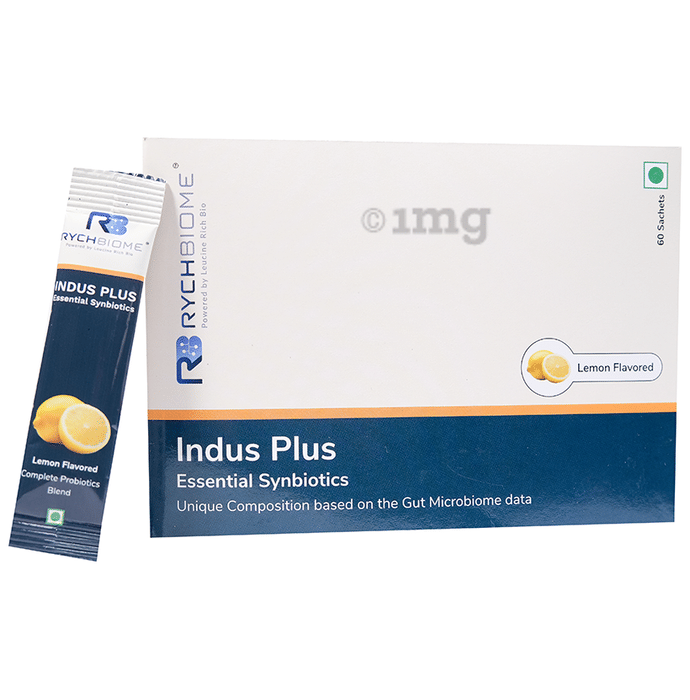 Rychbiome Indus Plus Essential Synbiotics Sachet Lemon: Buy box of 60.0 ...