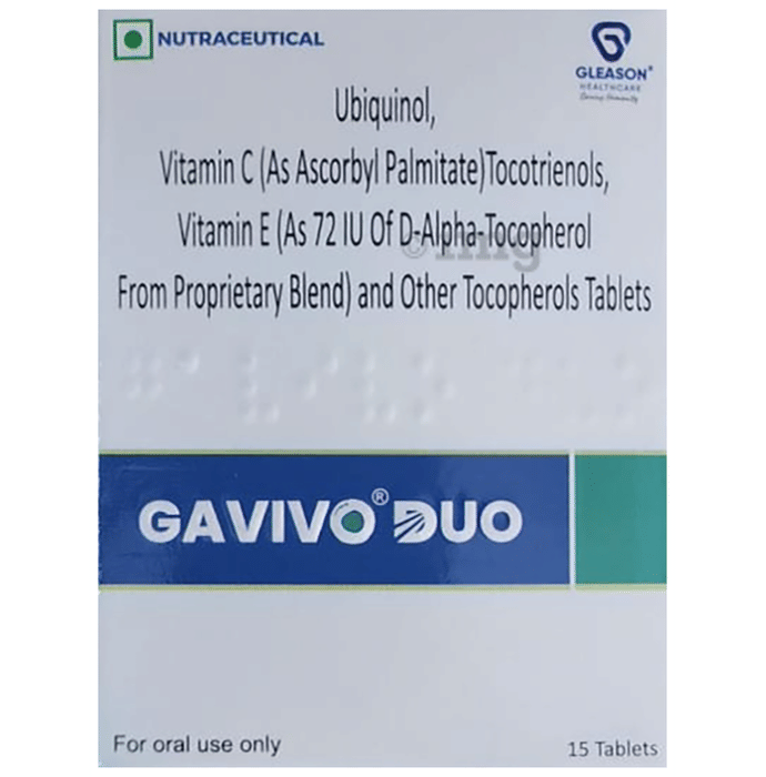 Gavivo Duo Tablet: Buy strip of 15.0 tablets at best price in India | 1mg