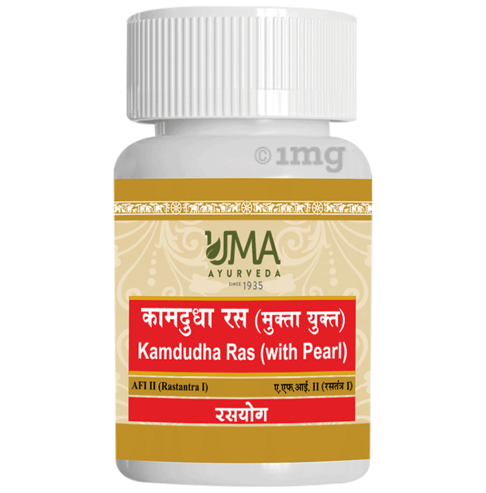 Uma Ayurveda Kamdudha Ras Tablet with Pearl: Buy bottle of 80.0 tablets ...