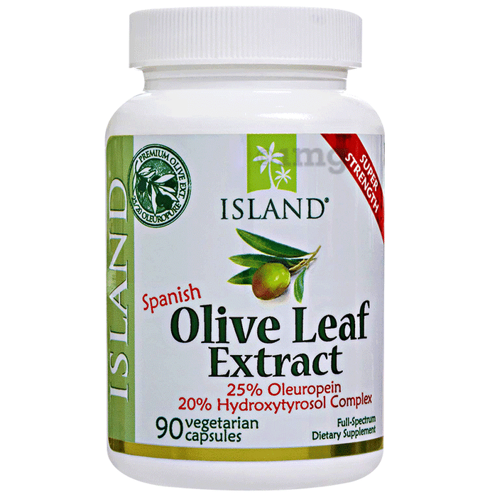 Island Olive Leaf Extract Vegetarian Capsule Buy Bottle Of 90 0