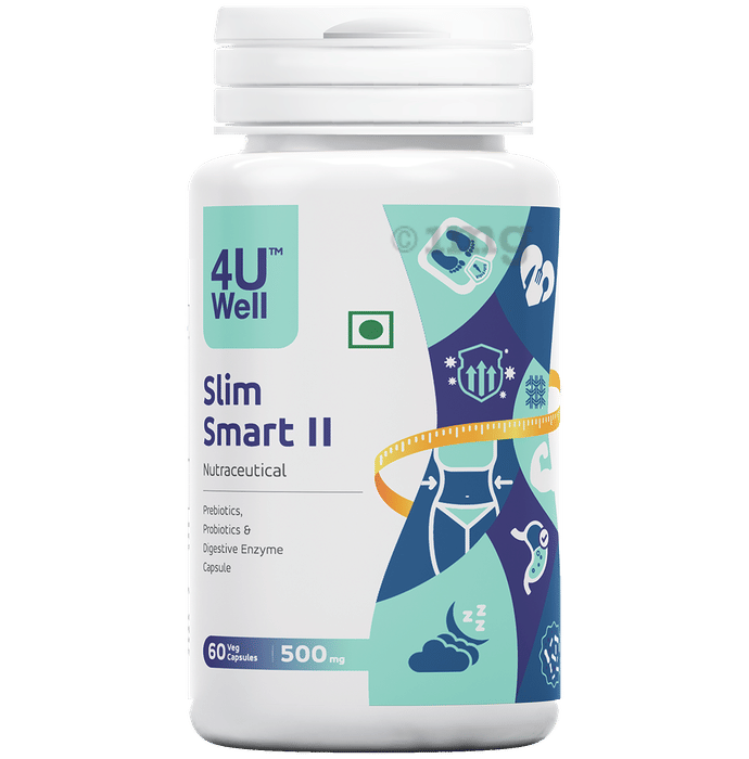 4 U Well Slim Smart II Veg Capsule: Buy bottle of 60.0 vegicaps at best ...
