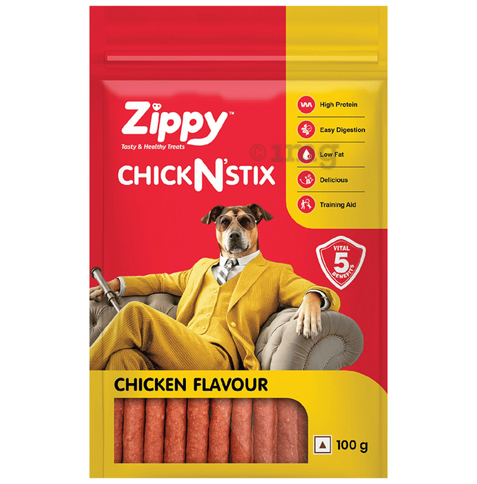 Zippy Chick N' Stix Sticks for Dog Chicken: Buy packet of 100.0 gm Pet ...