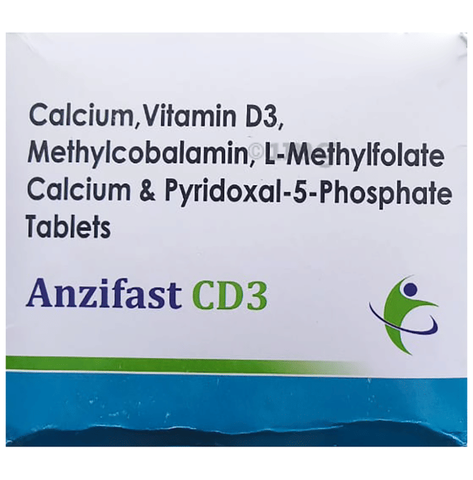 Anzifast CD3 Tablet: Buy strip of 15.0 tablets at best price in India | 1mg