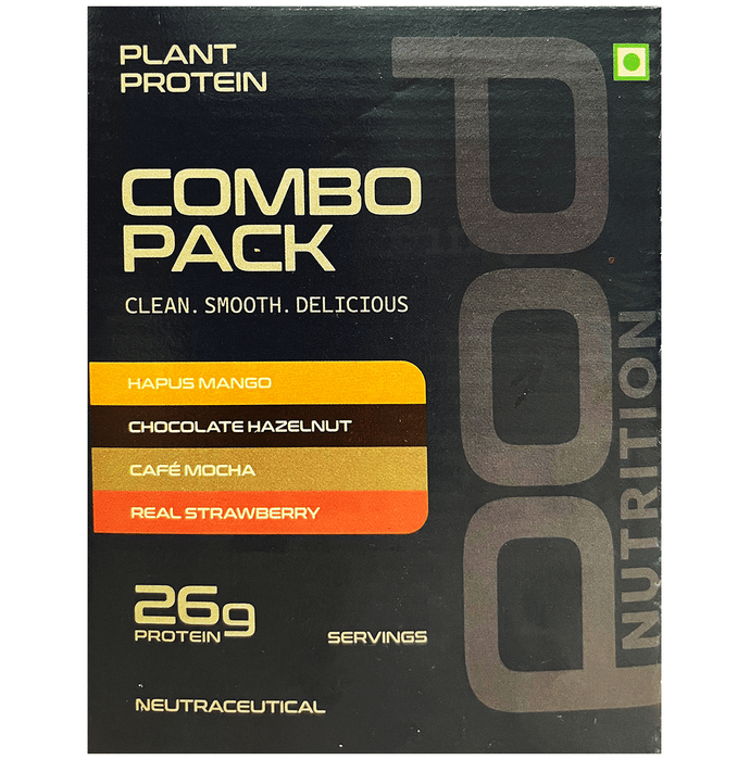 Pod Nutrition Plant Protein Powder Sachet (33.5gm Each) Real Strawberry ...