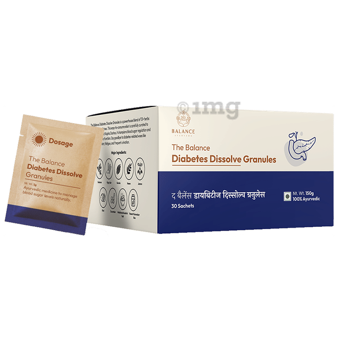 Balance Ayurveda Sachet Diabetes Dissolve Granules (5gm Each) Natural ...