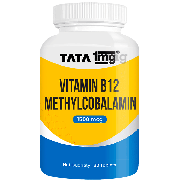 Vitamin B12 Methylcobalamin 1500mcg Tablet | Active B12 for Nerve ...