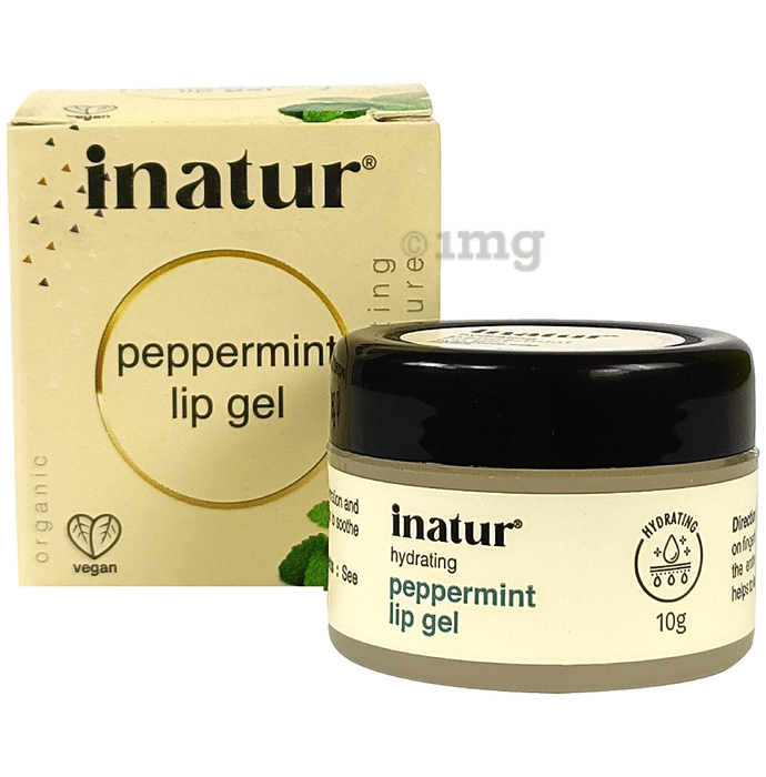 Inatur Pippermint Lip Gel: Buy jar of 10.0 gm Gel at 𝗯𝗲𝘀𝘁 𝗽𝗿𝗶𝗰𝗲 in ...