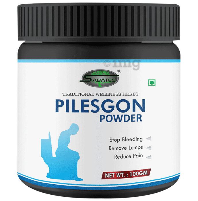Sabates Pilesgon Powder: Buy jar of 100.0 gm Powder at 𝗯𝗲𝘀𝘁 𝗽𝗿𝗶𝗰𝗲 in ...