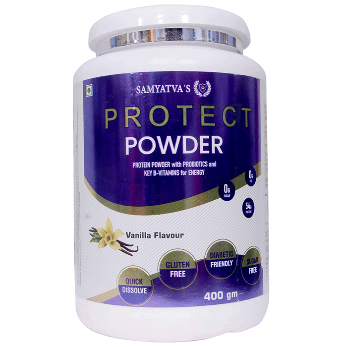 Samyatva's Protect Powder Vanilla Sugar Free & Gluten Free: Buy jar of ...