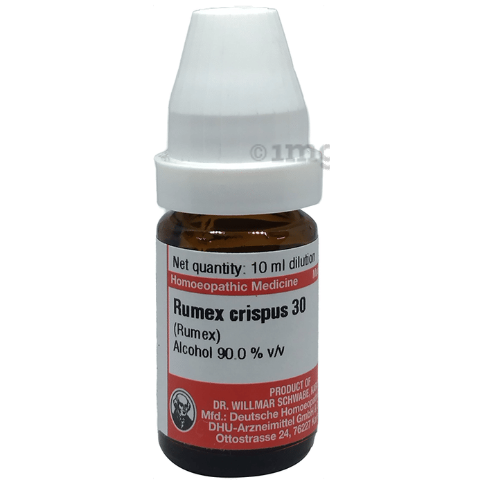 Dr Willmar Schwabe Germany Rumex Crispus Dilution 30: Buy bottle of 10. ...