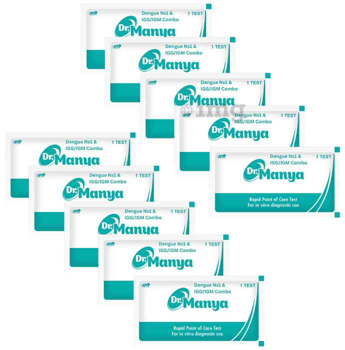 Dr. Manya Dengue NS1 & IgG/IgM Test Kit: Buy combo pack of 10.0 Test ...