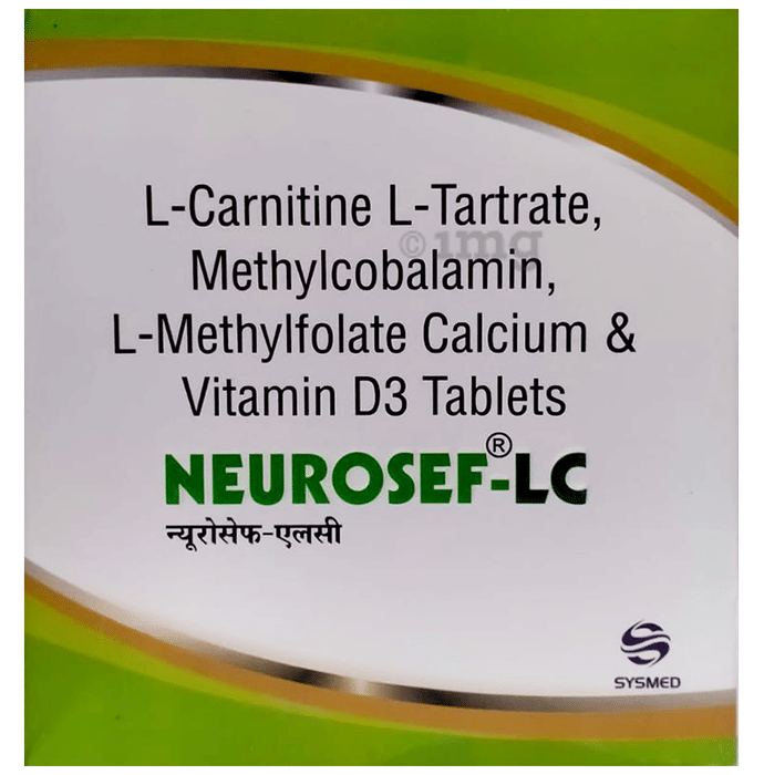 Neurosef-LC Tablet: Buy strip of 10.0 tablets at 𝗯𝗲𝘀𝘁 𝗽𝗿𝗶𝗰𝗲 in India | 1mg