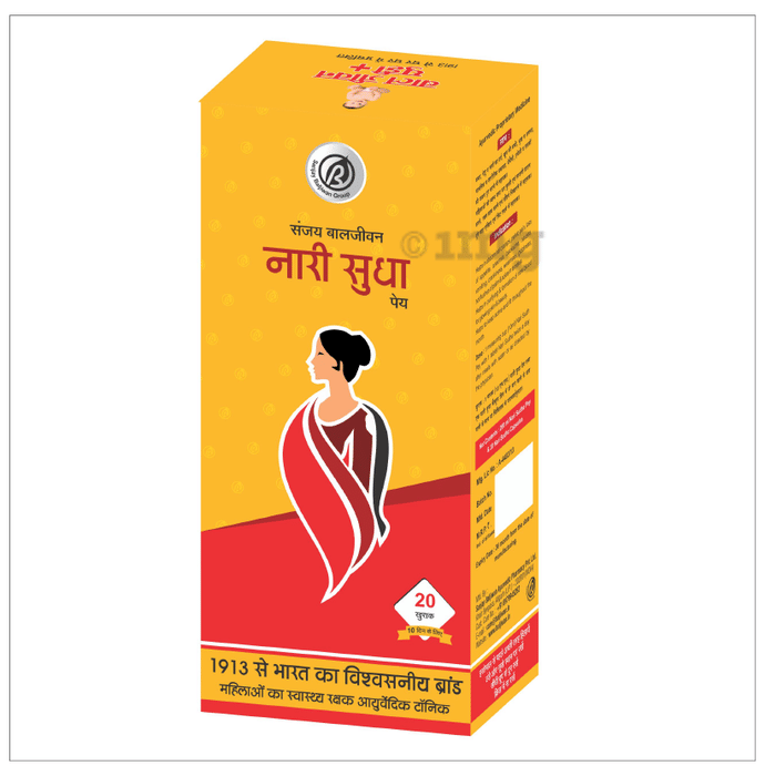 Sanjay Baljiwan Nari Sudha Pey Syrup (200ml) & Nari Sudha Capsule (20 ...