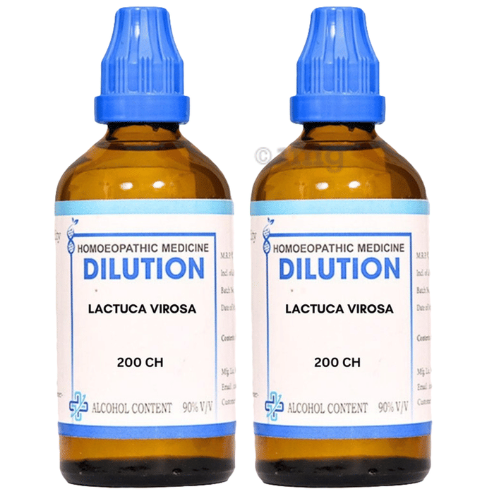 LDD Bioscience Lactuca Virosa Dilution (100ml Each) 200 CH: Buy combo ...