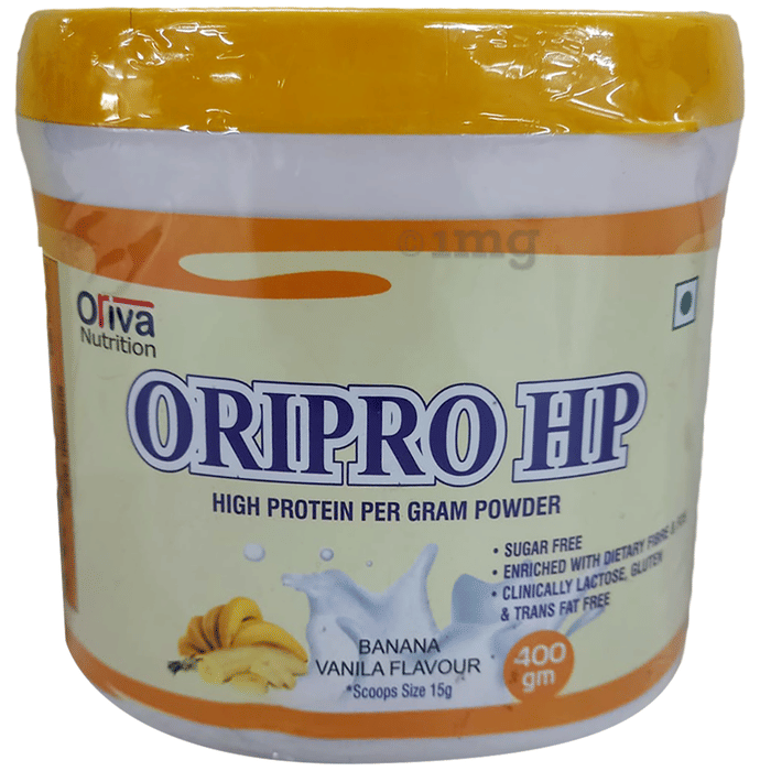 Oripro-HP Banana Vanilla Powder: Buy box of 400.0 gm Powder at best ...