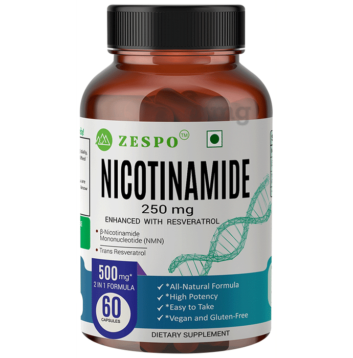 Zespo Nicotinamide Capsule: Buy bottle of 60.0 capsules at best price ...