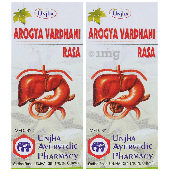 Unjha Arogya Vardhani Rasa Tablet (40 Each): Buy combo pack of 2.0 ...