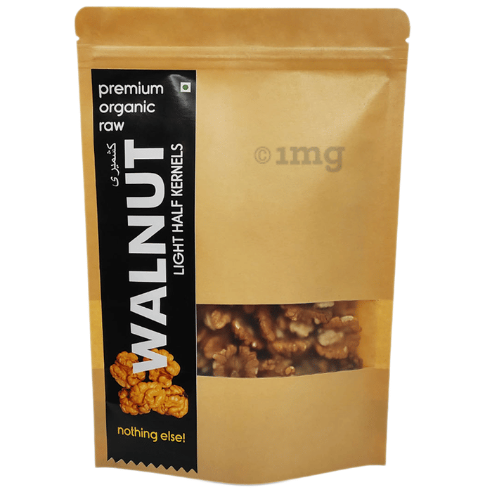 Superley Premium Organic Raw Walnut Light Half Kernels: Buy packet of ...