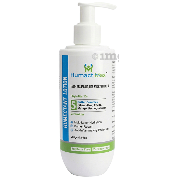 Humact Max Humectant Lotion Sulphate Free Paraben Free: Buy pump bottle ...