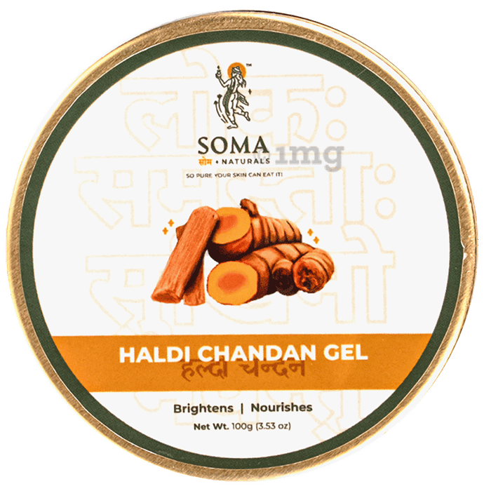 Soma Naturals Haldi Chandan Gel: Buy jar of 100.0 gm Gel at 𝗯𝗲𝘀𝘁 𝗽𝗿𝗶𝗰𝗲 ...