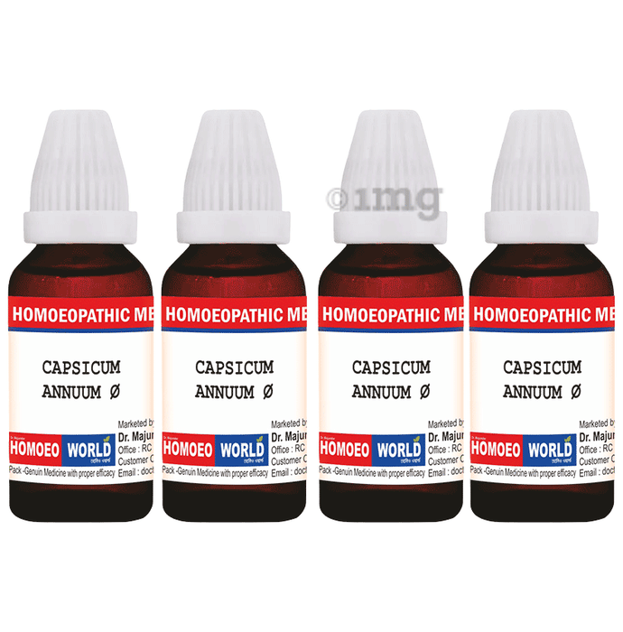 Dr. Majumder Homeo World Capsicum Annuum Mother Tincture (30ml Each ...