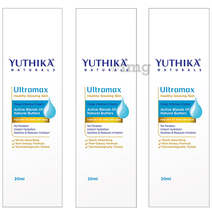 Yuthika Naturals Ultramax Deep Intense Moisturizing Cream (20ml Each ...