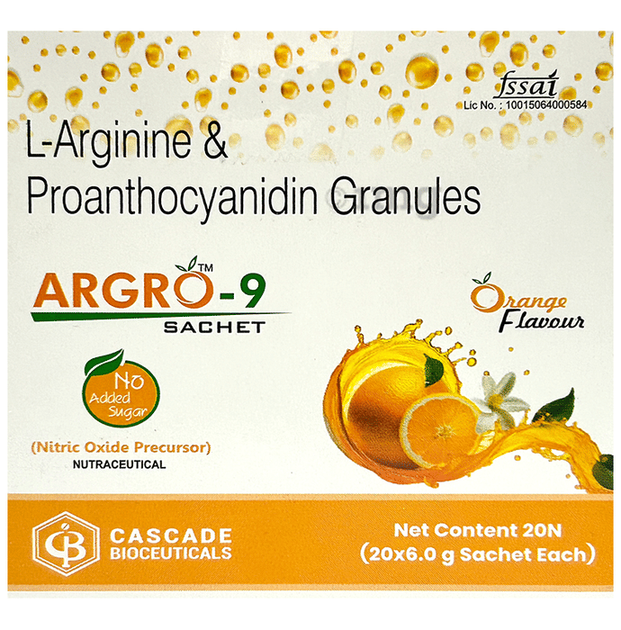 Argro 9 Sachet (6gm Each): Buy box of 20.0 Sachets at best price in ...