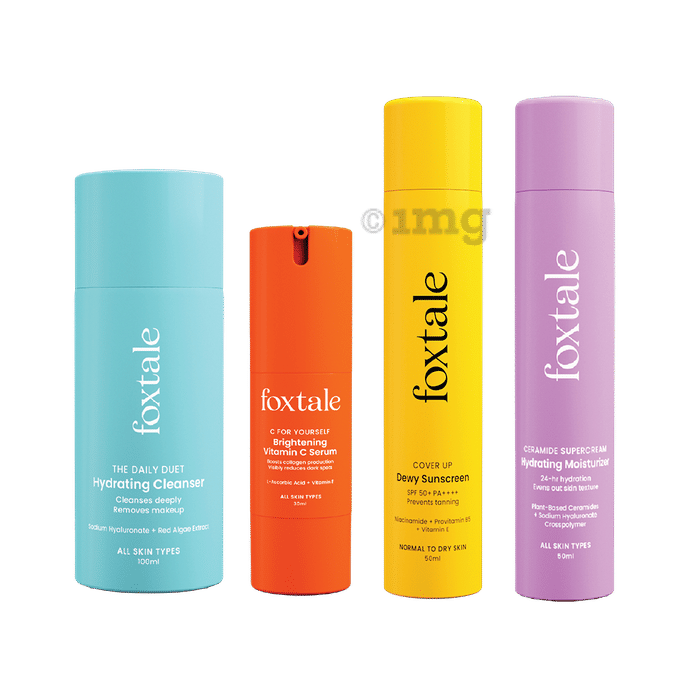 Foxtale Morning Glory Routine Matte Skin Care Kit: Buy box of 1 Kit at ...