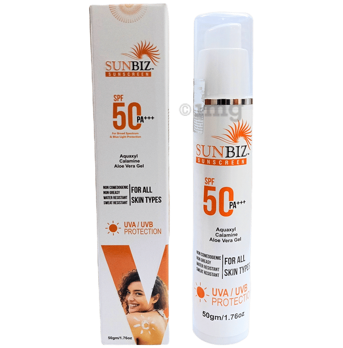 Sunbiz Sunscreen SPF 50 PA+++: Buy pump bottle of 50.0 gm Cream at best ...