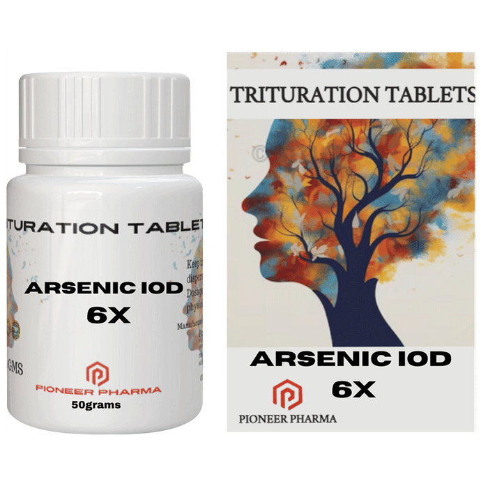Pioneer Pharma Arsenic Iod Trituration Tablet 6X: Buy bottle of 50.0 gm ...