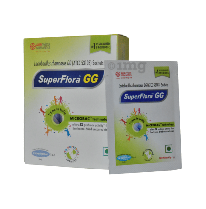 Superflora GG Sachet (1gm Each): Buy box of 10 Sachets at best price in ...